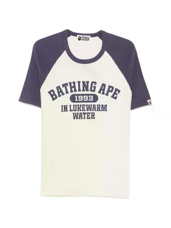 A BATHING APE Logo-print Raglan-sleeve T-shirt