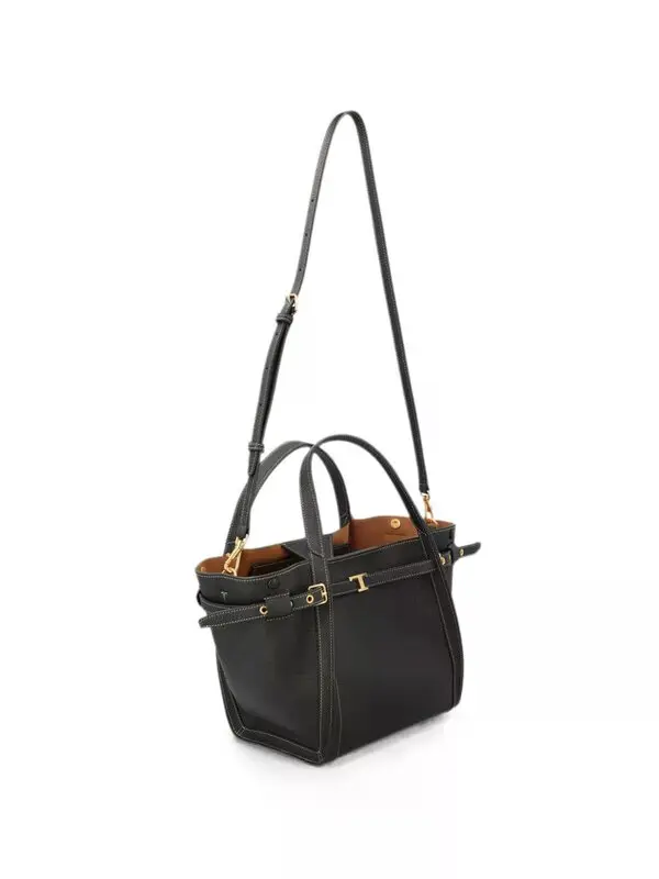TOD'S T Timeless Leather Tote Bag