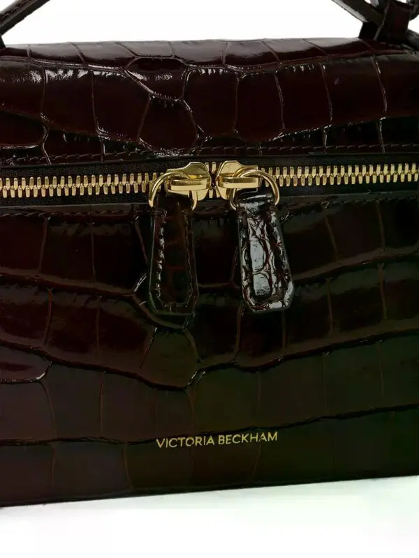 Victoria Beckham Vanity Croc-effect Mini Bag