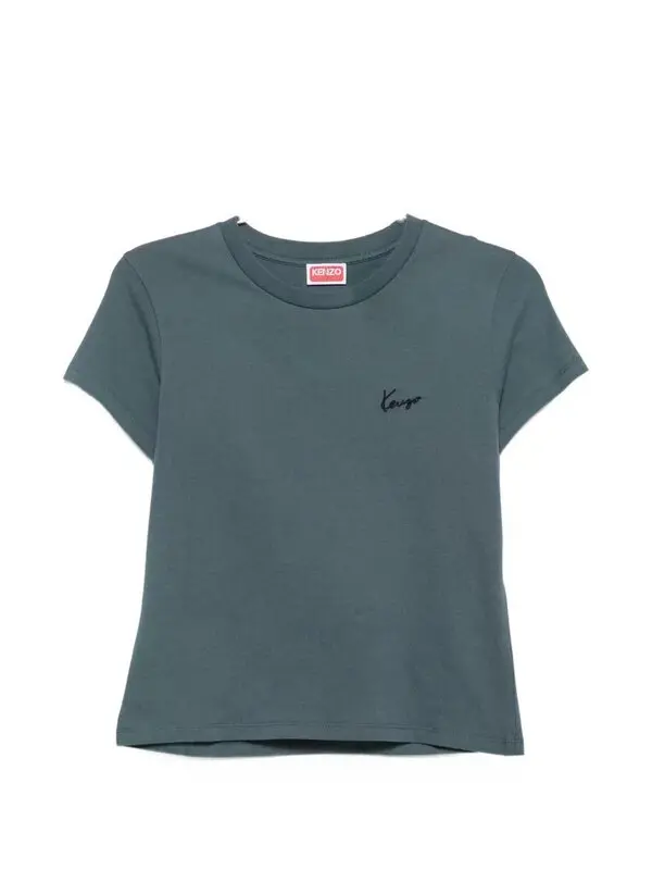 Kenzo Logo-embroidered T-shirt