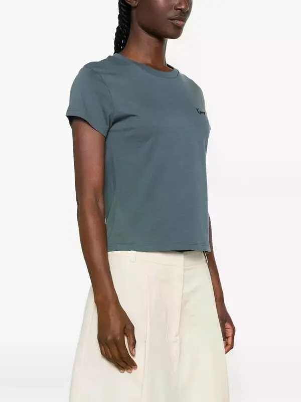 Kenzo Logo-embroidered T-shirt