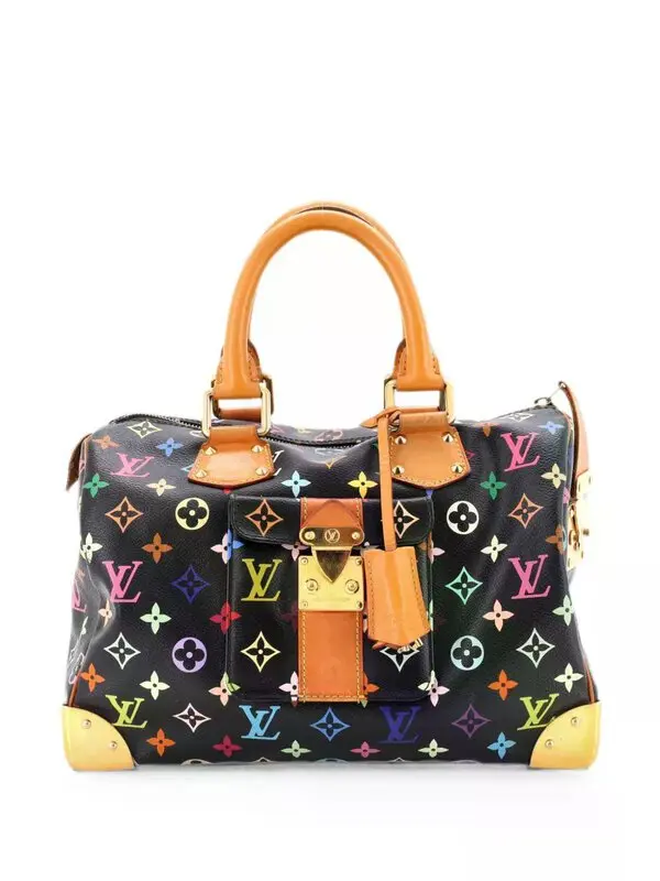 LOUIS VUITTON Speedy Handbag Monogram Multicolor 30 Satchel