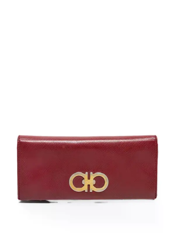 FERRAGAMO Double-gancio-plaque Continental Wallet