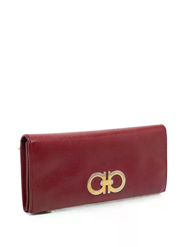 FERRAGAMO Double-gancio-plaque Continental Wallet