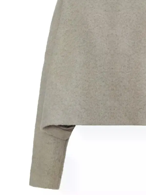 Rick Owens Jumbo High-neck Sweater - Grey