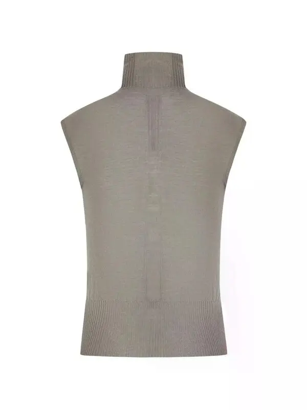 Rick Owens Ribbed-knit Sleeveless Top