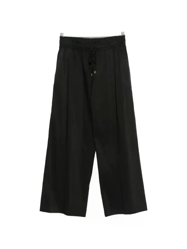 CLIPS Drawstring-waist Trousers - Black