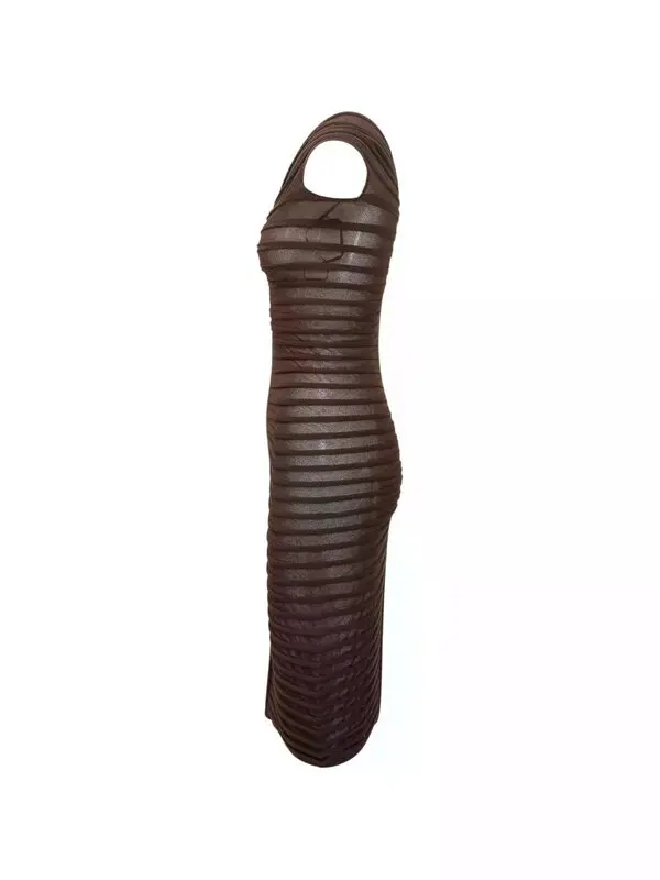 Elisabetta Franchi Draped-knit Midi Dress