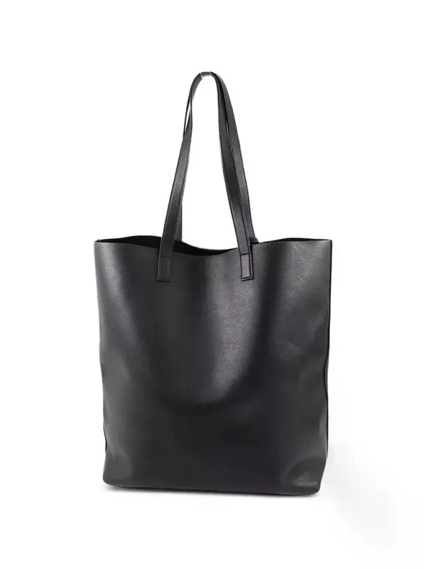 Saint Laurent Logo-detail Leather Tote Bag