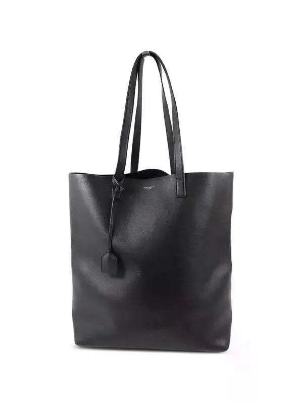 Saint Laurent Logo-detail Leather Tote Bag