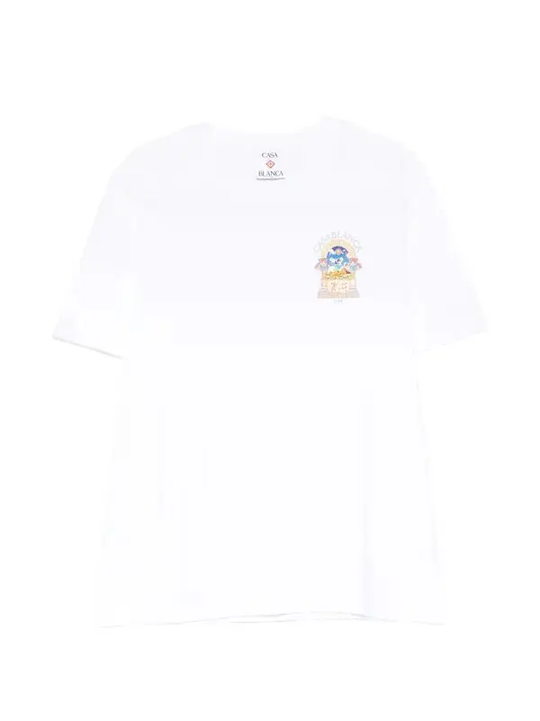 Casablanca Graphic-print T-shirt - White