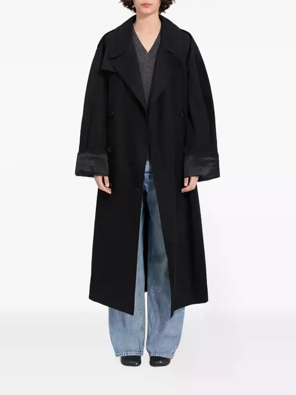 MAISON MARGIELA Cotton Twill Trench Coat