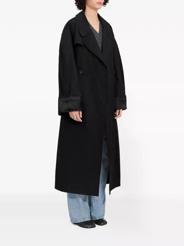 MAISON MARGIELA Cotton Twill Trench Coat