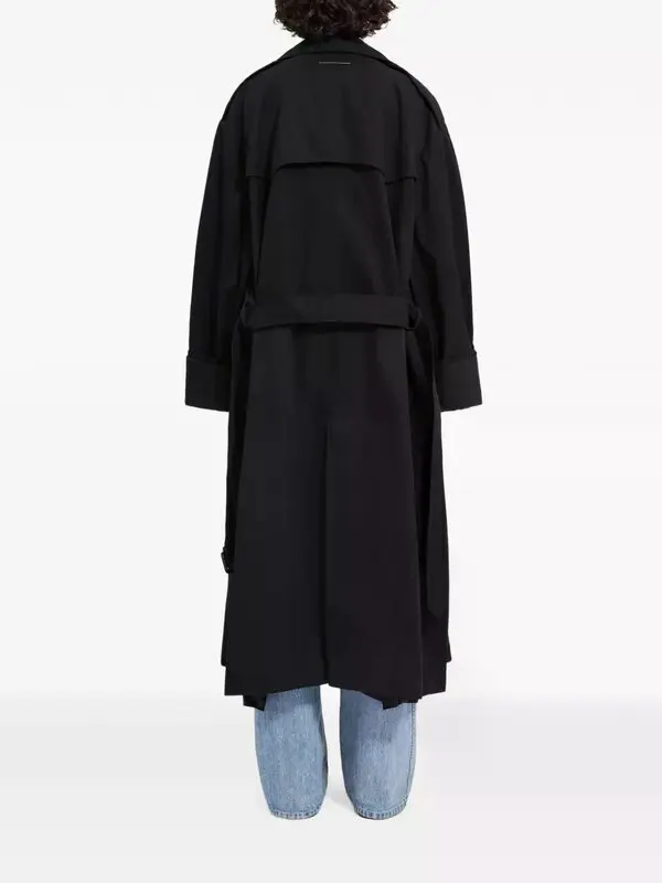 MAISON MARGIELA Cotton Twill Trench Coat