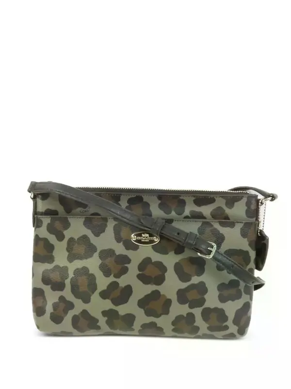 COACH VINTAGE Leopard-print Shoulder Bag