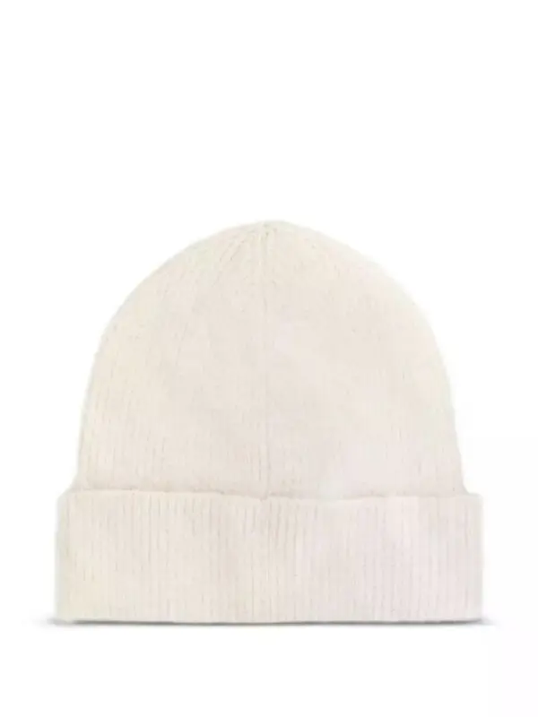 Isabel Marant Étoile Ribbed Beanie Hat With Logo Patch