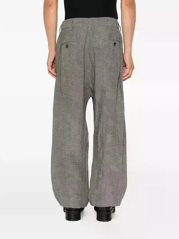 ZIGGY CHEN Check Pattern Trousers