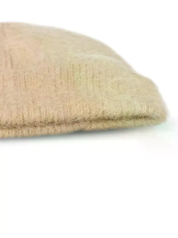 Isabel Marant Étoile Logo-patch Ribbed-knit Beanie Hat - Neutrals