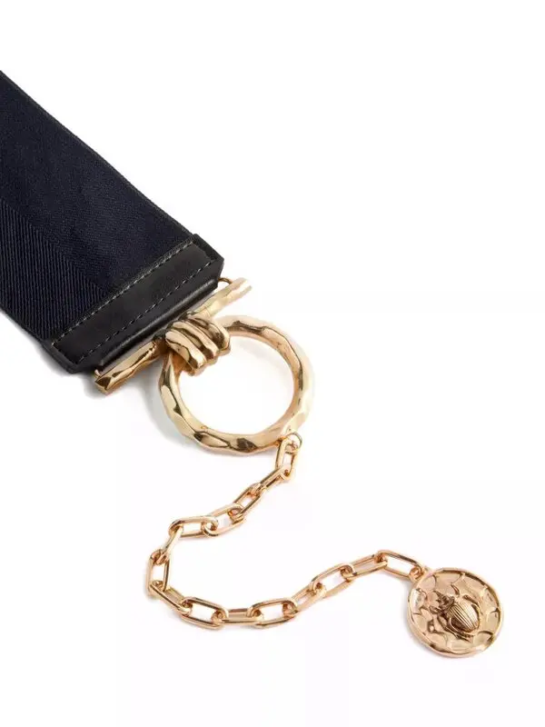 La DoubleJ Medallion-embellished Chain Belt
