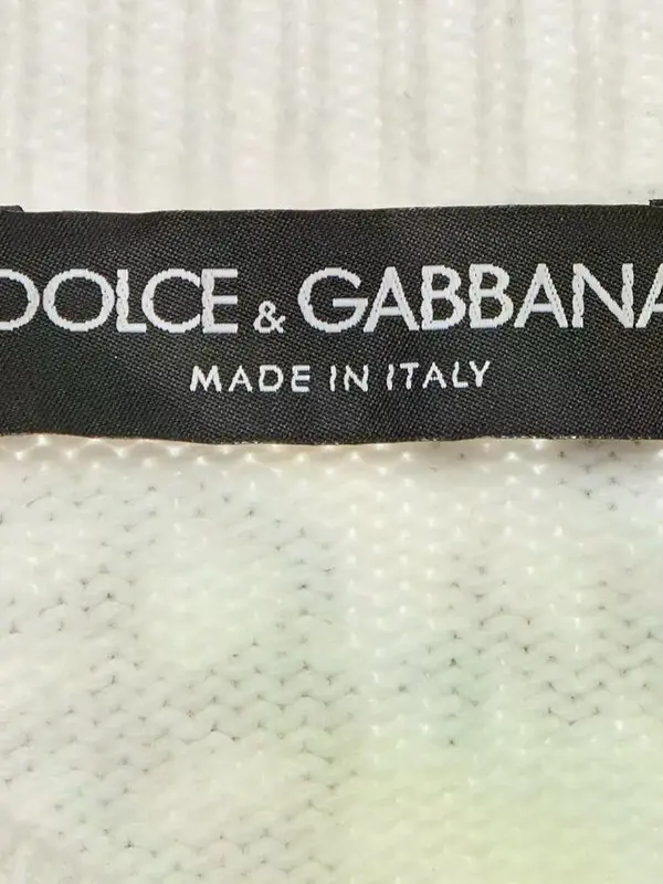 Dolce & Gabbana Graphic-print Crew-neck Sweater