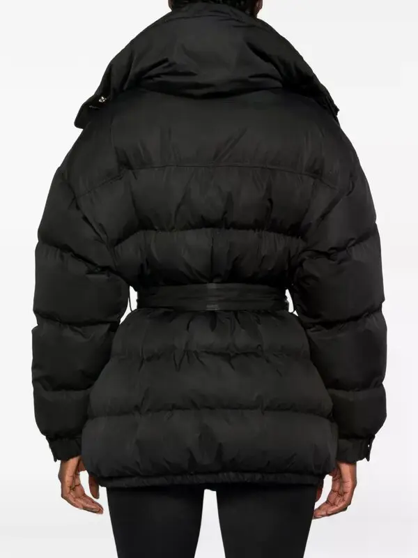 Balmain Belted Quilted Puffer Jacket