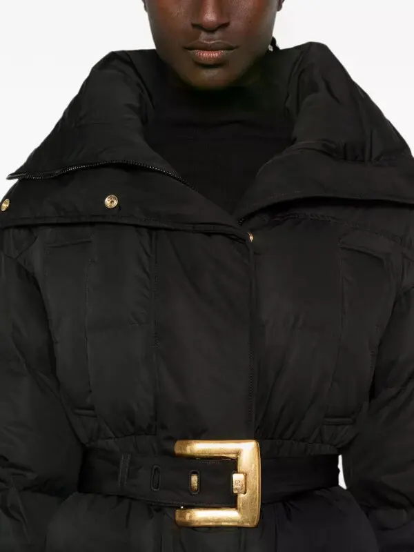 Balmain Belted Quilted Puffer Jacket