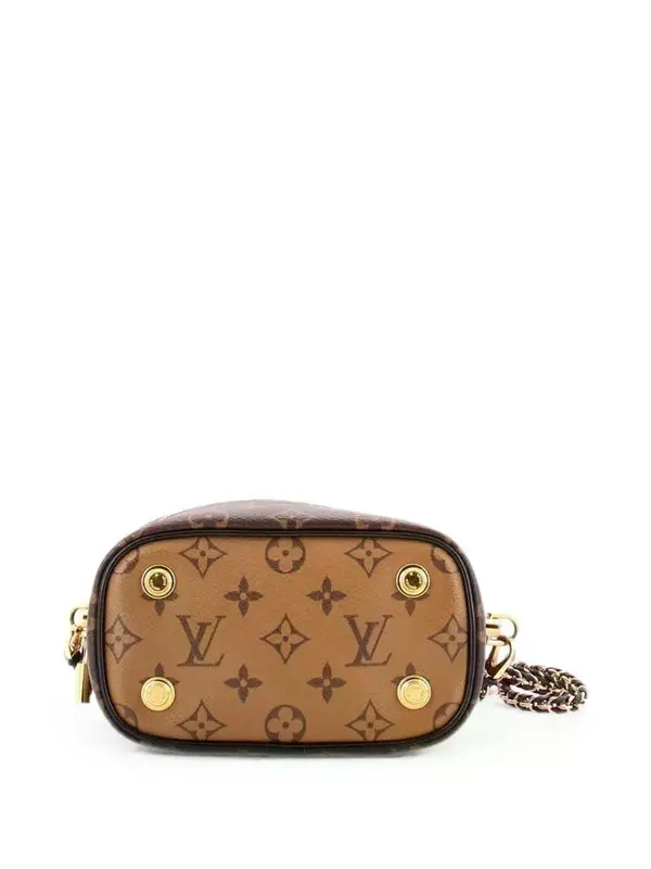 LOUIS VUITTON Vanity Handbag Reverse Monogram Canvas Pm Satchel
