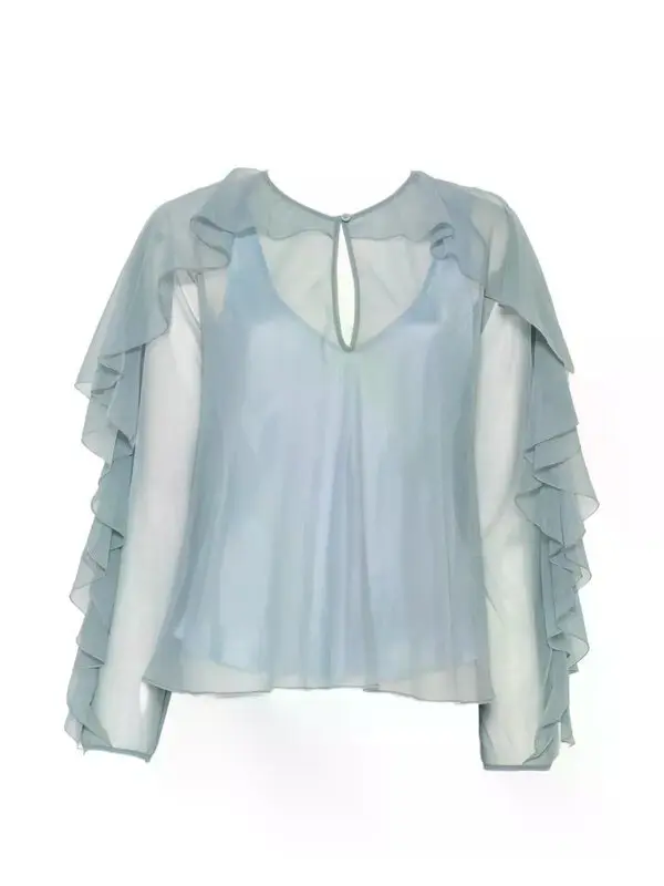 FORTE_FORTE Sheer Shirt