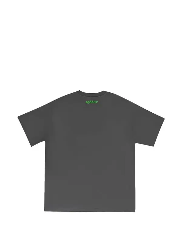 SP5DER Fingerprint Logo-print T-shirt - Grey