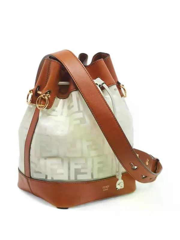 Fendi 2019 Mon Tresor Zucca Bucket Bag