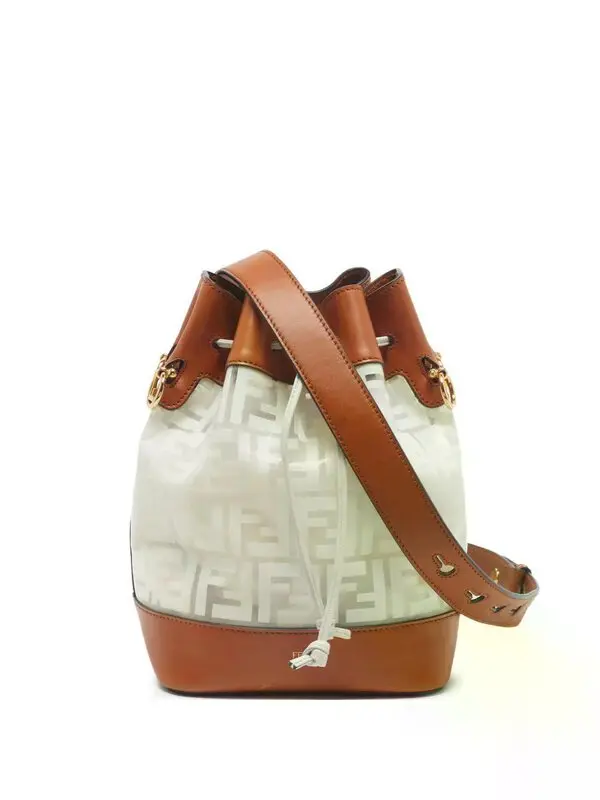 Fendi 2019 Mon Tresor Zucca Bucket Bag