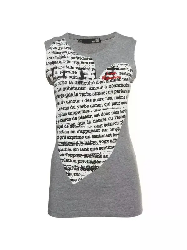 Moschino Heart-print Tank Top