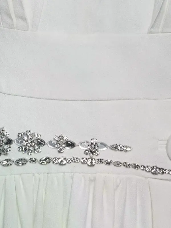 Miu Miu Crystal-embellished Midi Dress