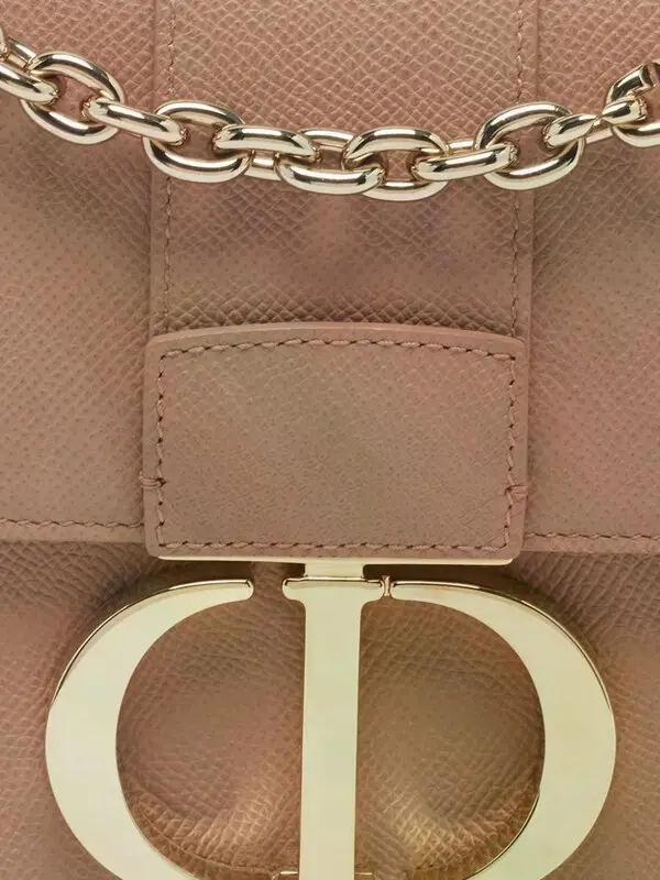 Dior 30 Montaigne Leather Shoulder Bag - Neutrals