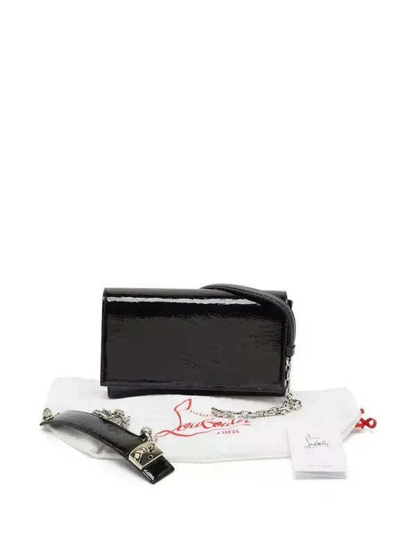 CHRISTIAN LOUBOUTIN Paloma Clutch Bag - Black