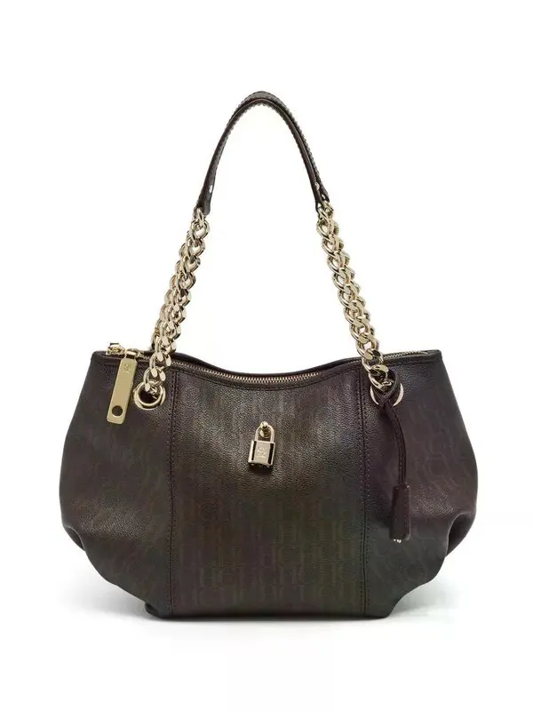 Carolina Herrera Dahlia Monogram Tote Bag
