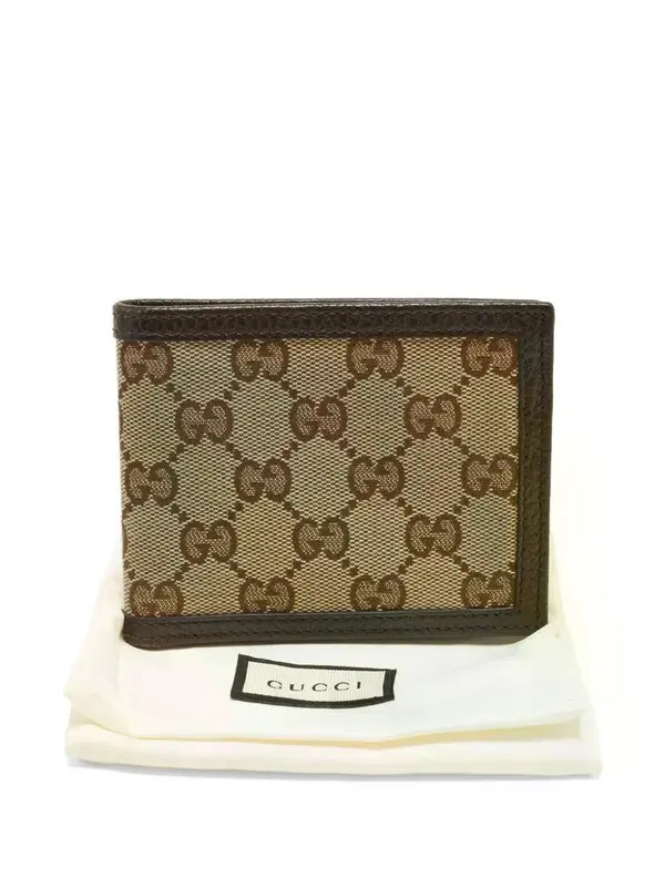 Gucci Gg Supreme Bifold Wallet - Neutrals