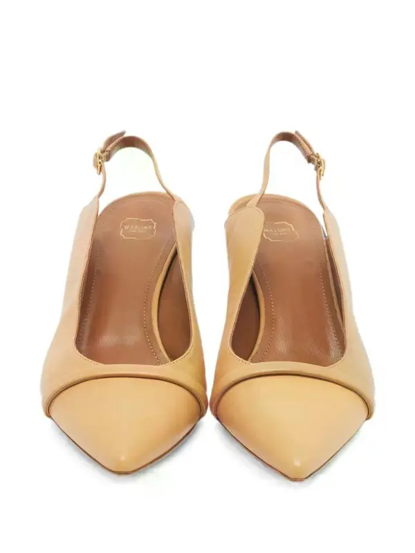 MALONE SOULIERS Marion Leather Heeled Pumps