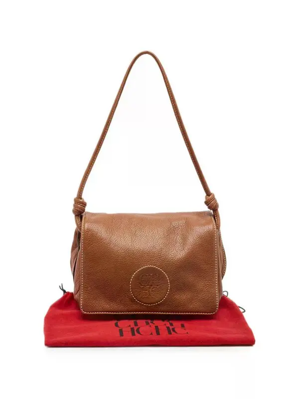 Carolina Herrera Logo-embossed Flap Shoulder Bag