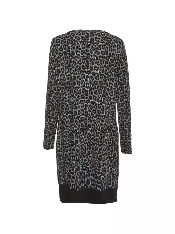 Michael Kors Printed Long-sleeve Dress