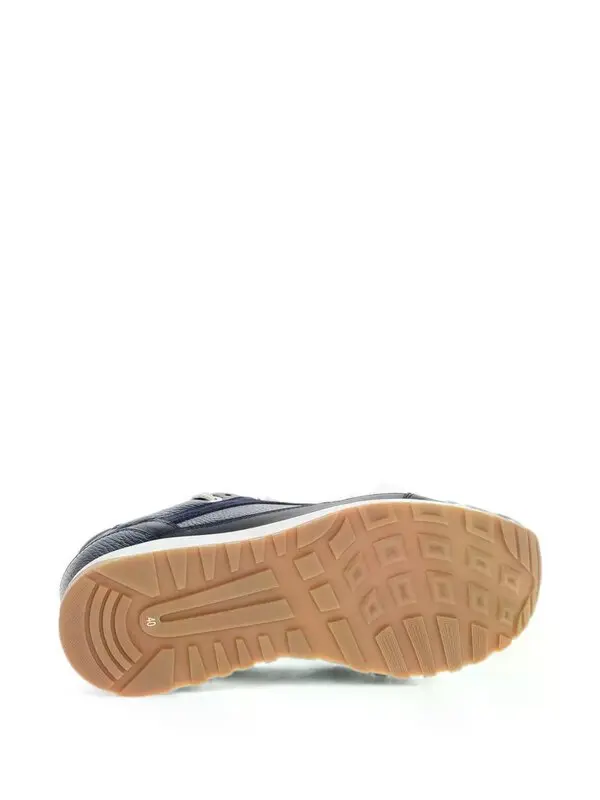 MOORER Hopian Suede-insert Lace-up Sneakers