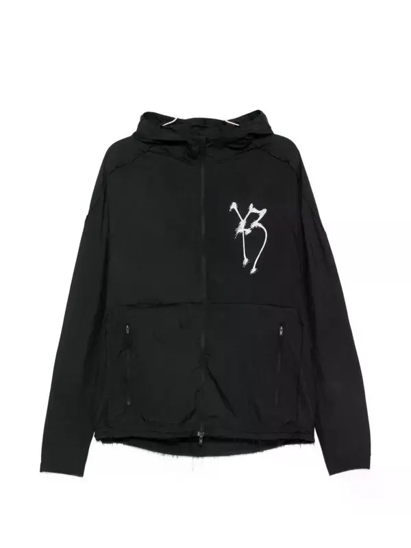 Y3 Graphic-print Hooded Jacket
