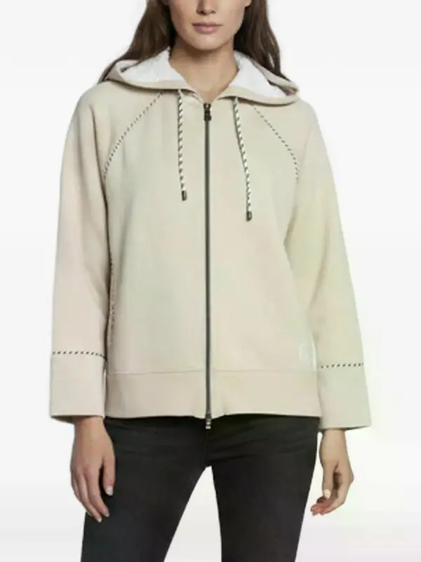 424 Logo-embroidered Zip-up Hoodie