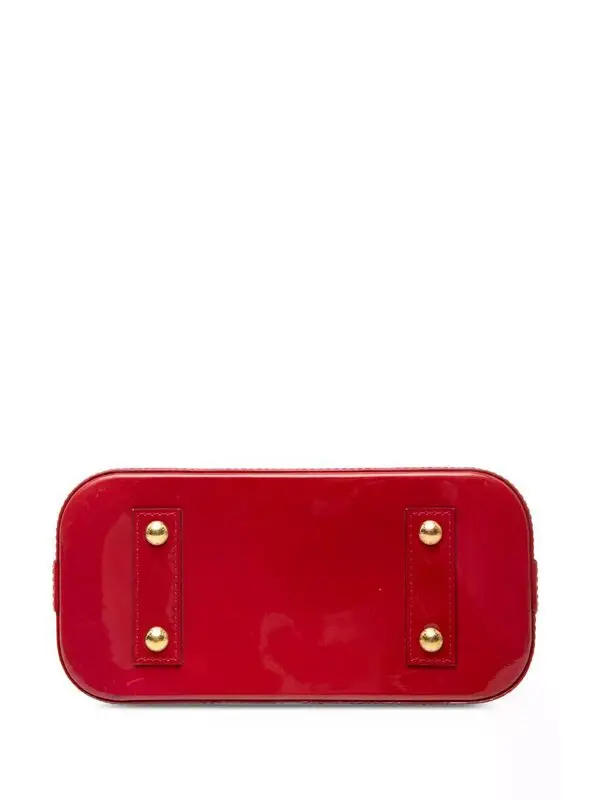 LOUIS VUITTON 2013 Monogram Vernis Alma Bb Satchel