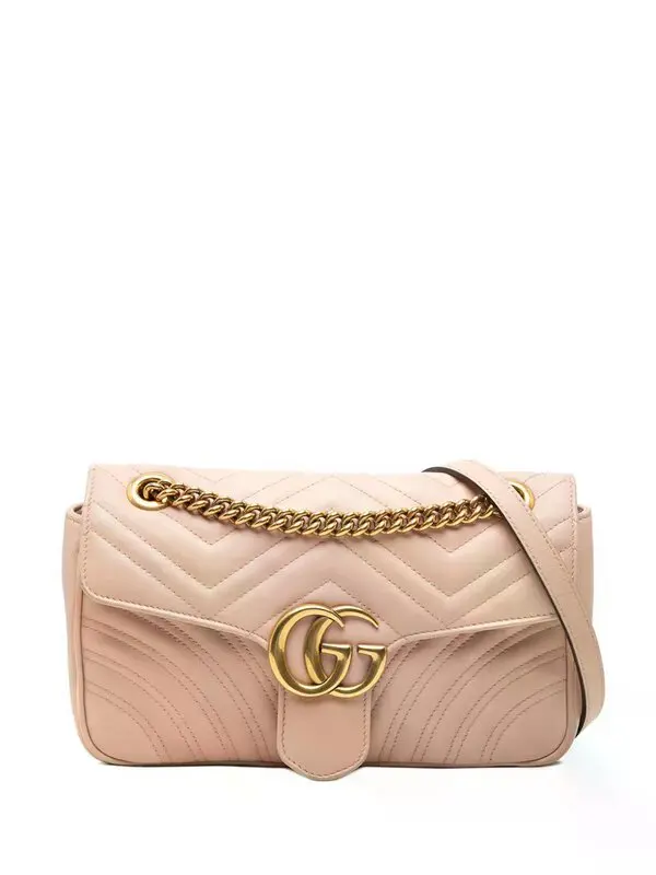 Gucci 2016-2026 Medium Gg Marmont Matelasse Leather Shoulder Bag