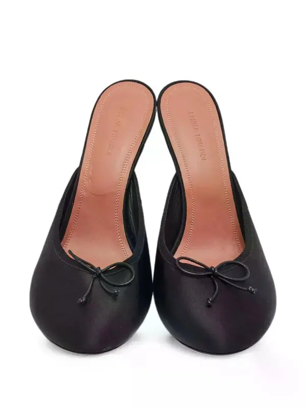 Amina Muaddi Lila Bow-detail Mules