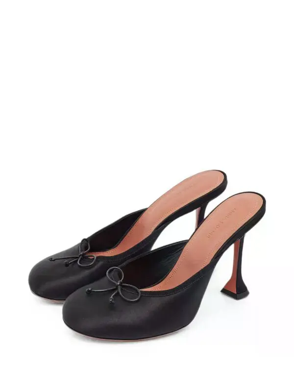 Amina Muaddi Lila Bow-detail Mules