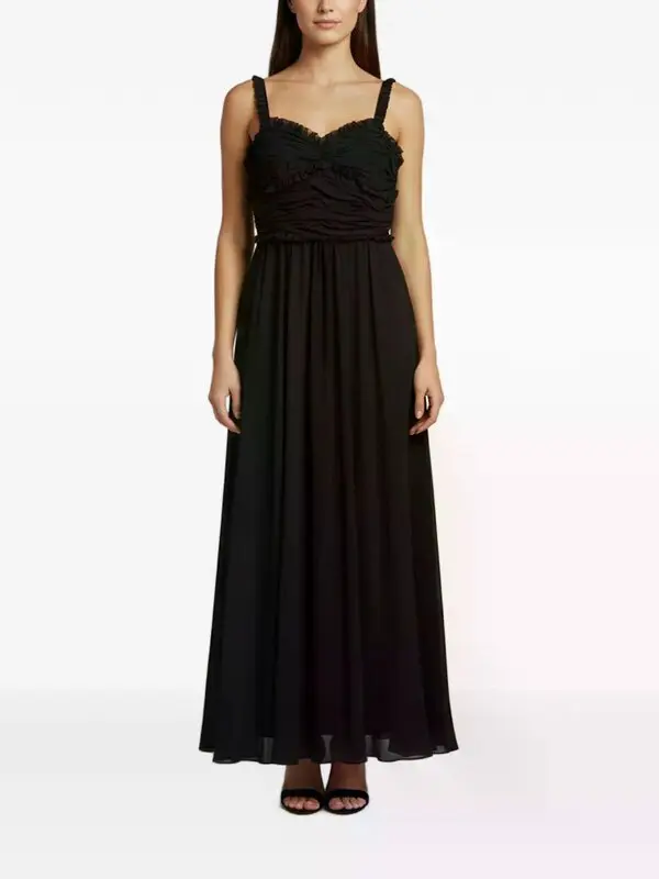 Carolina Herrera Crepe Bustier Maxi Dress