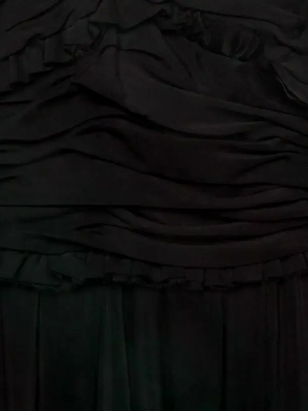 Carolina Herrera Crepe Bustier Maxi Dress