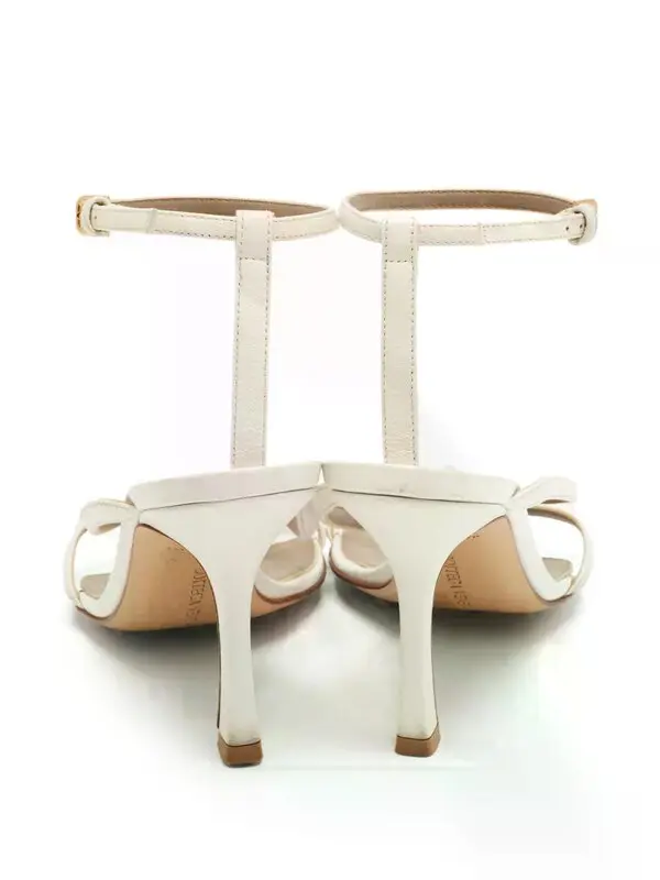 Bottega Veneta Leather Square-toe High Heel Sandals